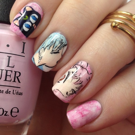 Sailor Chibi Moon Nail Art Sailor Moon | NisiNails